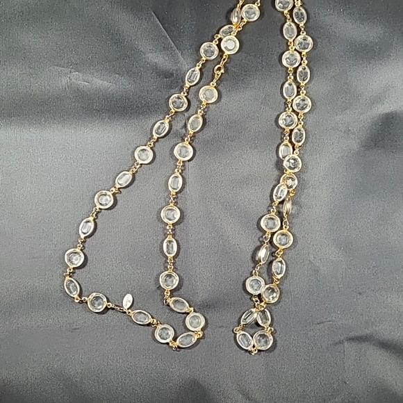 Carolee | Jewelry | Carolee Long Glass Necklace | Poshmark